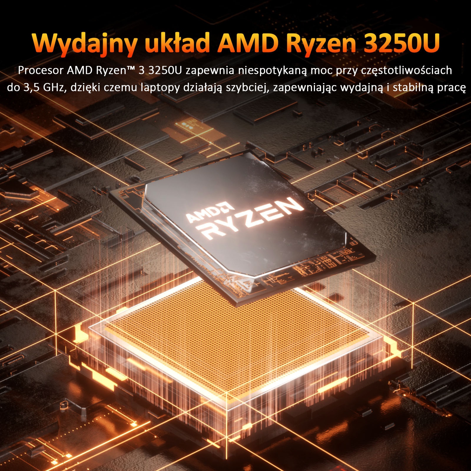 Auusda Laptop 16" Win 11 AMD Ryzen™ 3 3250U, 16Go RAM 1To SSD Pana la 3 ...