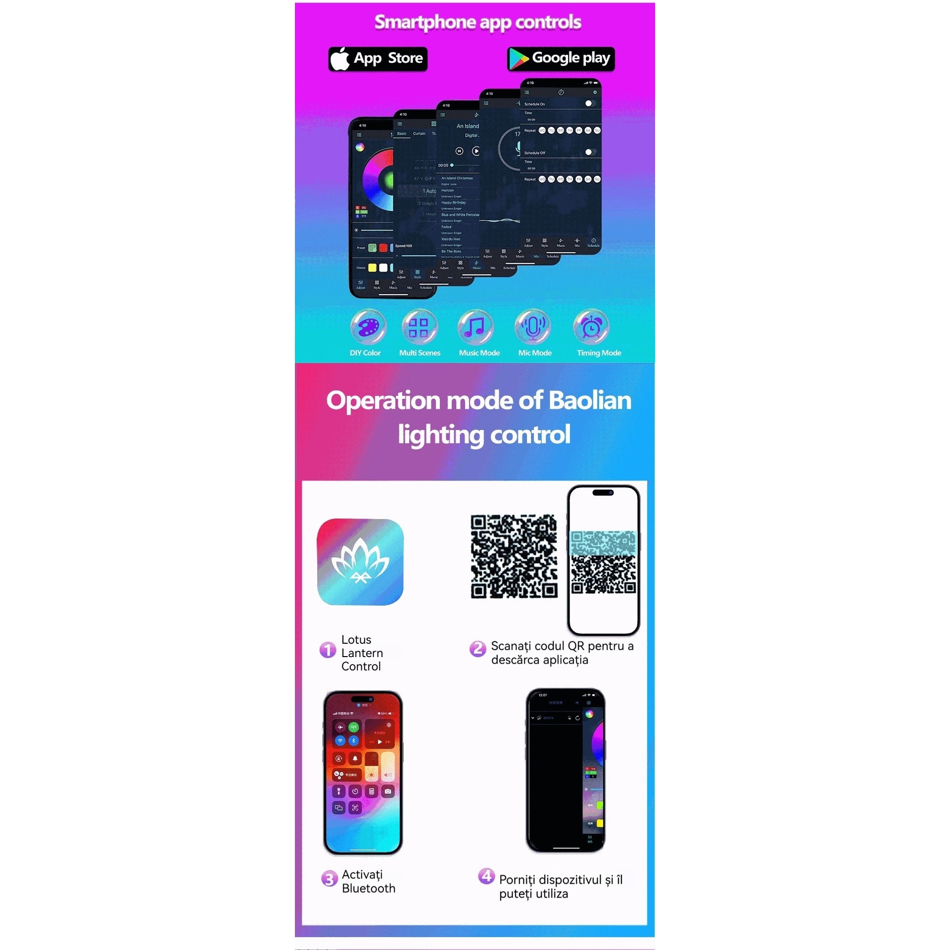 Banda LED RGB 3535, lampa cu neon, 5m, 72 LED/m, control Bluetooth si ...