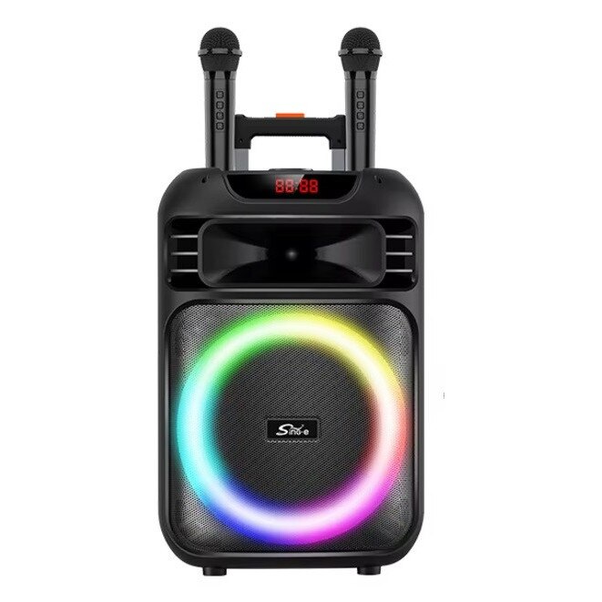 Boxa portabila, Sing-e Smart Pulse de 15 inchi, fara fir, capacitate ...
