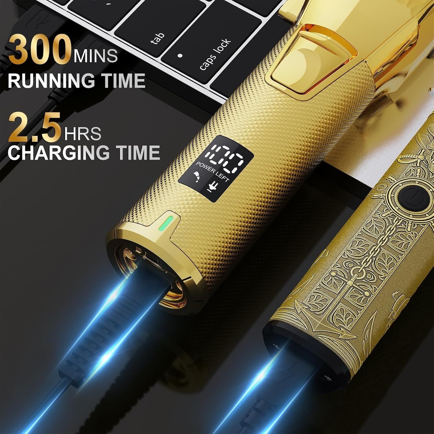 Aparat de tuns multifunctional barba si parul MOSMAOO®, Afisaj LED ...