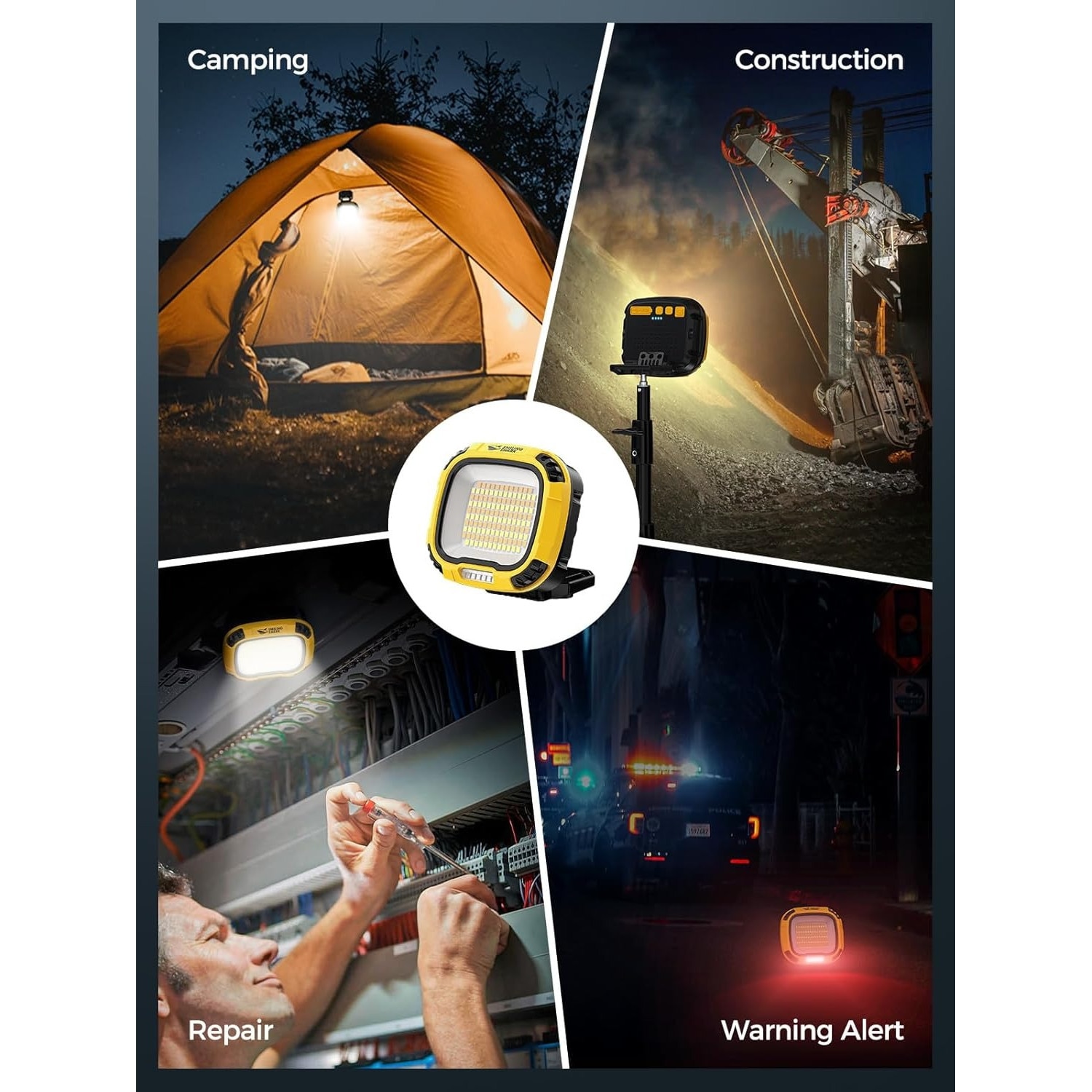 Proiector LED cu Acumulator, Reincarcabil USB, Lampa de Lucru cu ...