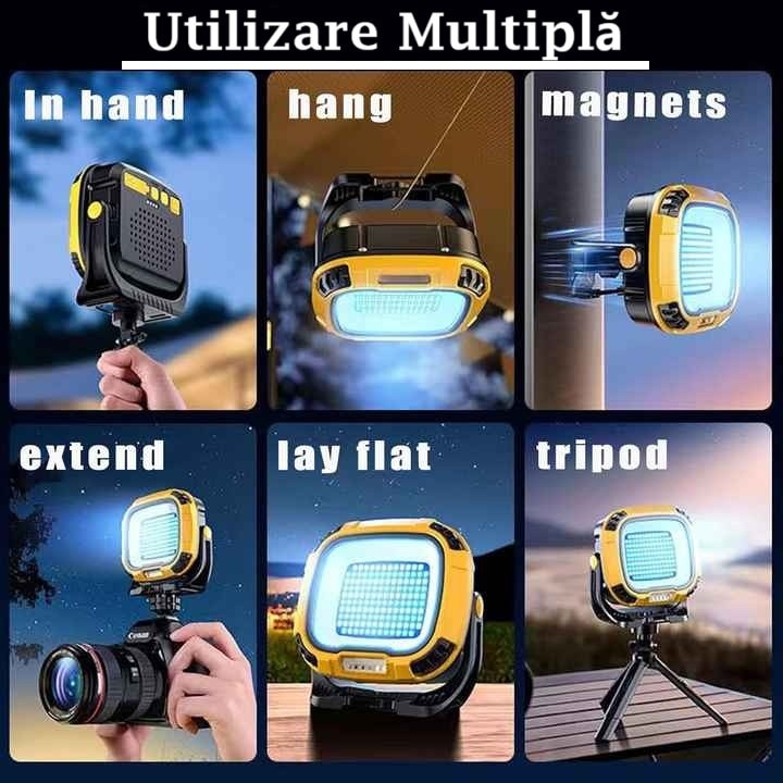 Proiector LED cu Acumulator, Reincarcabil USB, Lampa de Lucru cu ...