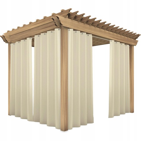 Draperii de gradina, Homeview, 155x240 cm, Impermeabil, Pentru terasa ...