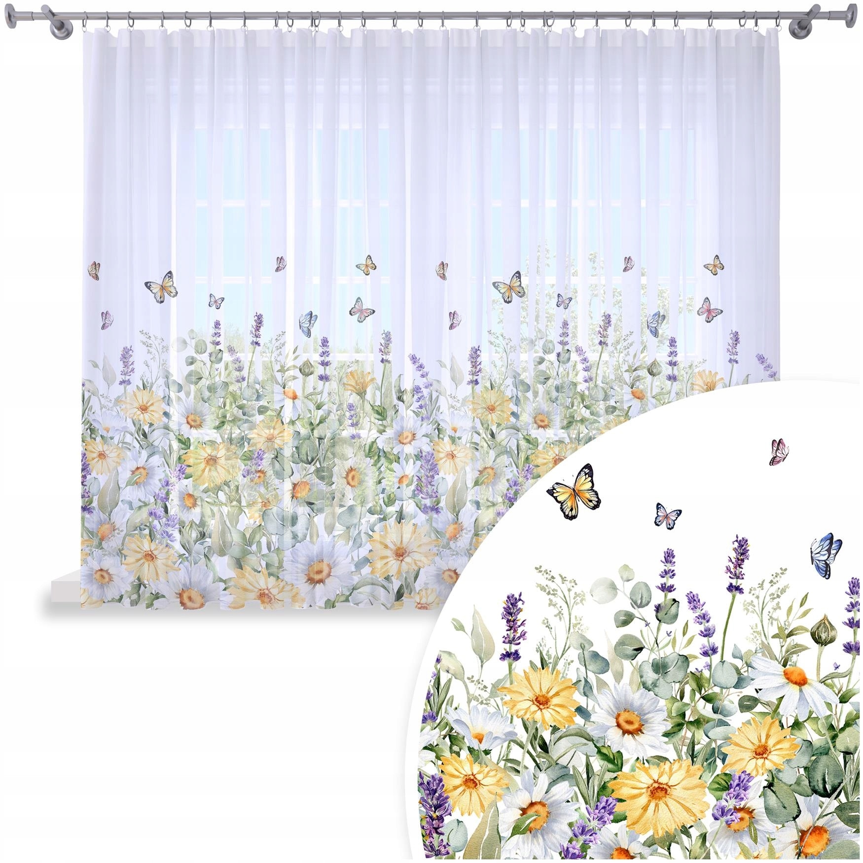 Perdele, Homeview, 300x160 cm, Pentru camera de zi si dormitor, Cu ...