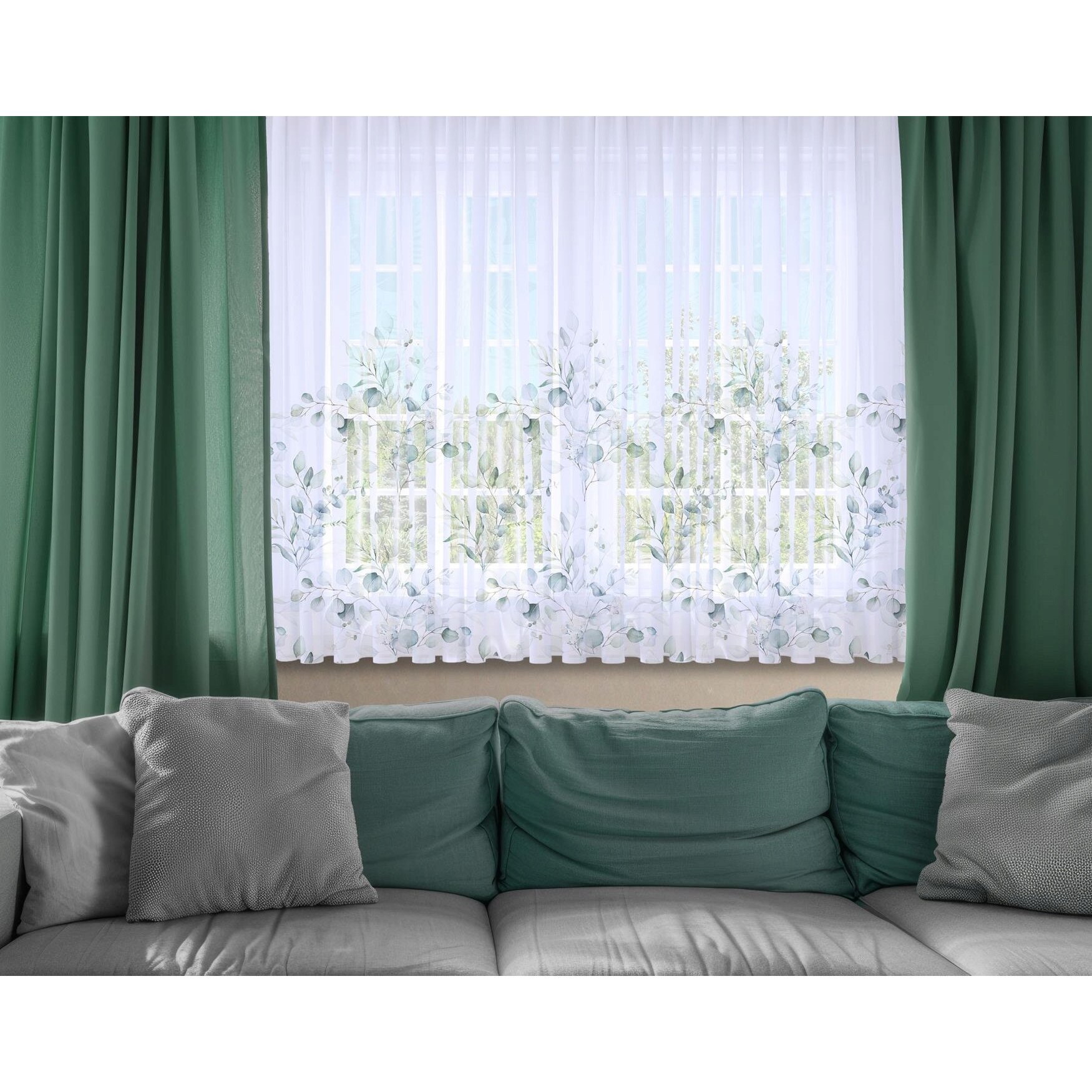 Perdele, Homeview, 300x160 cm, Pentru camera de zi si dormitor, Cu ...