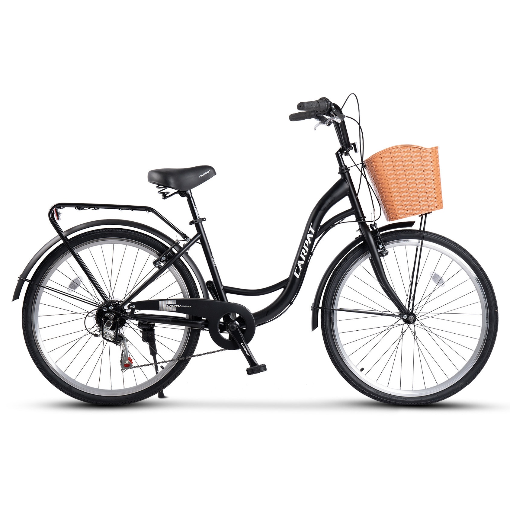 Bicicleta de Oras cu Roti de 26", Echipare Shimano, Maneta Rotativa ...