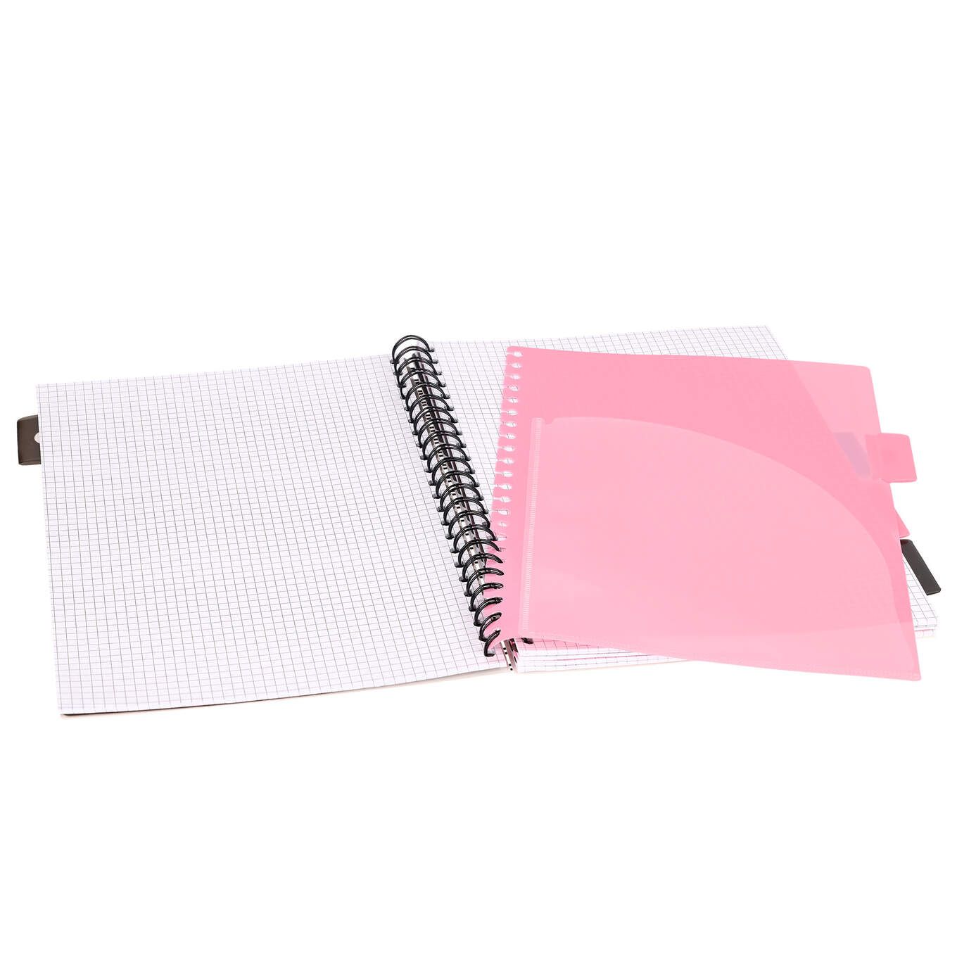 Тетрадка със спирала и разделители, STRIGO PADS Project Book Jungle A4 ...