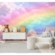 Fototapet Copii, Curcubeu, Norii, 350x250cm, Modern, Vlies Tapet ...