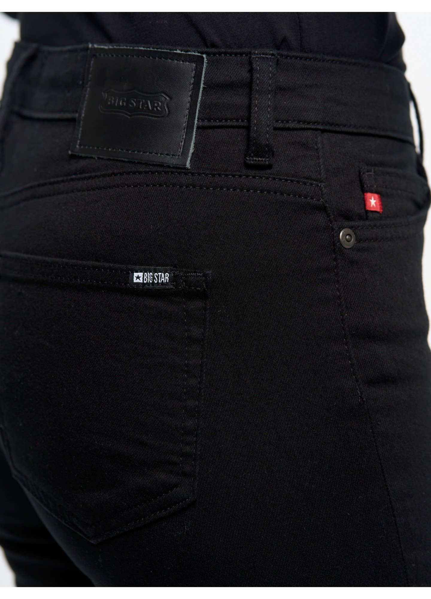 Blugi dama Big Star Adela 915, skinny, elastic, negru, bumbac-elastan ...