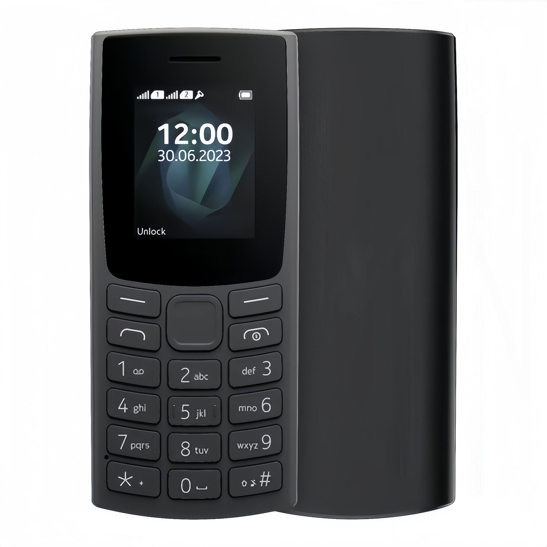 Telefon mobil, model 105 2021, Dual SIM, design cu taste mari, 4G ...