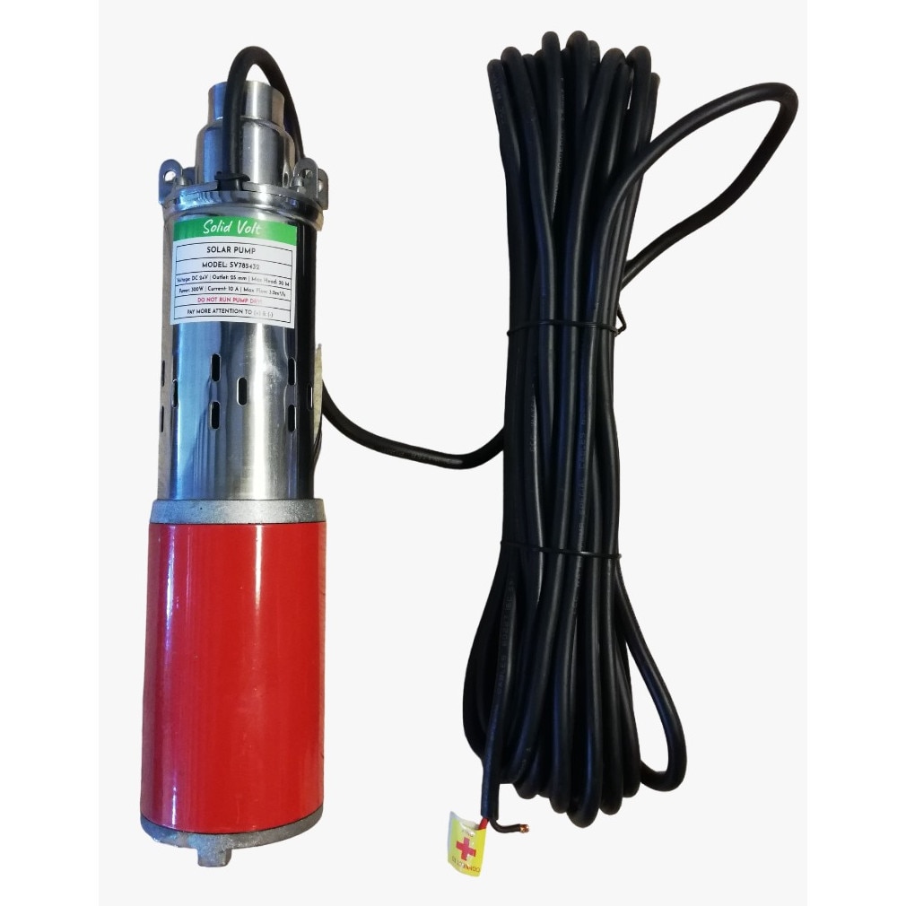 Pompa apa submersibila 300W, 24V, irigat, fantana, ridicare apa 30m ...