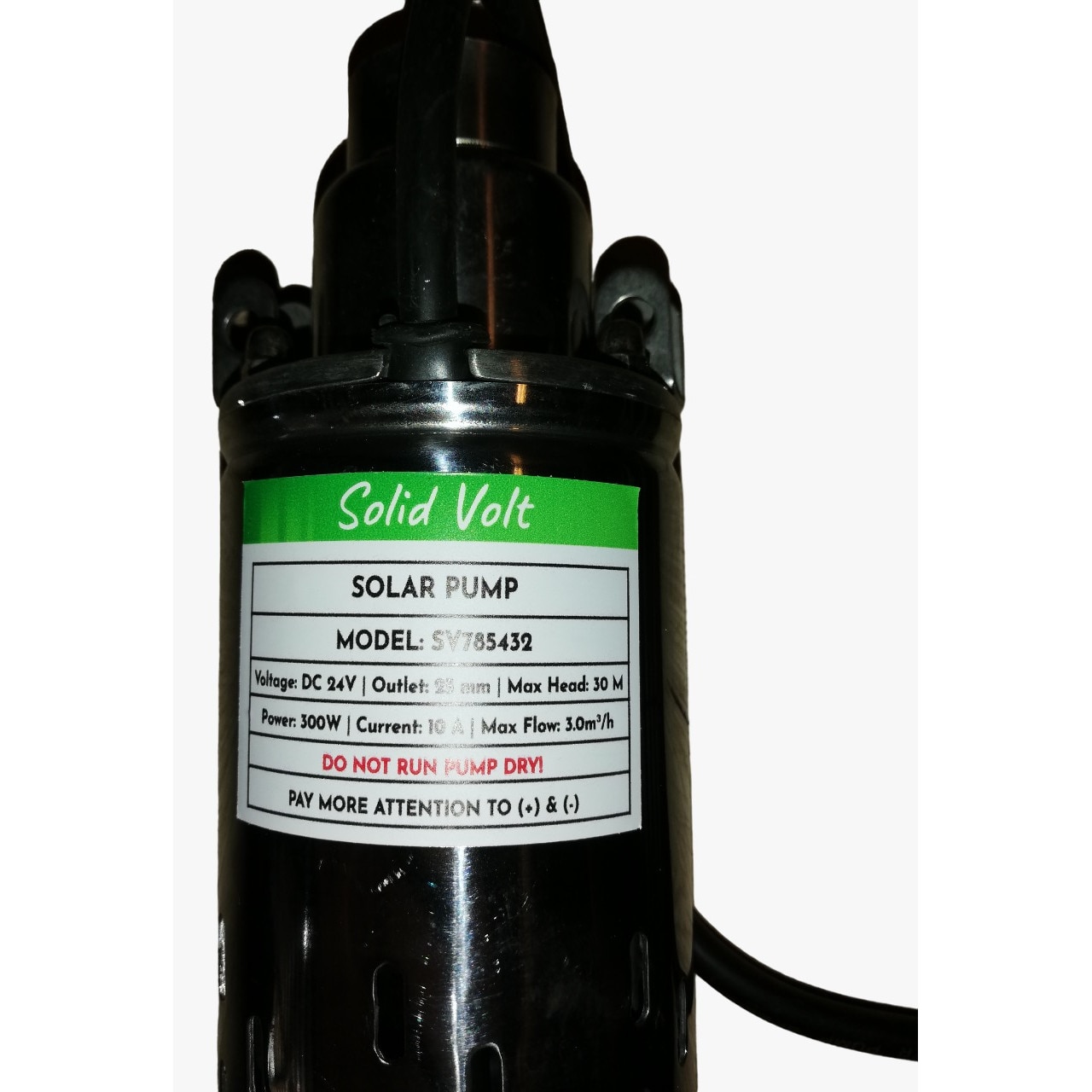 Pompa apa submersibila 300W, 24V, irigat, fantana, ridicare apa 30m ...