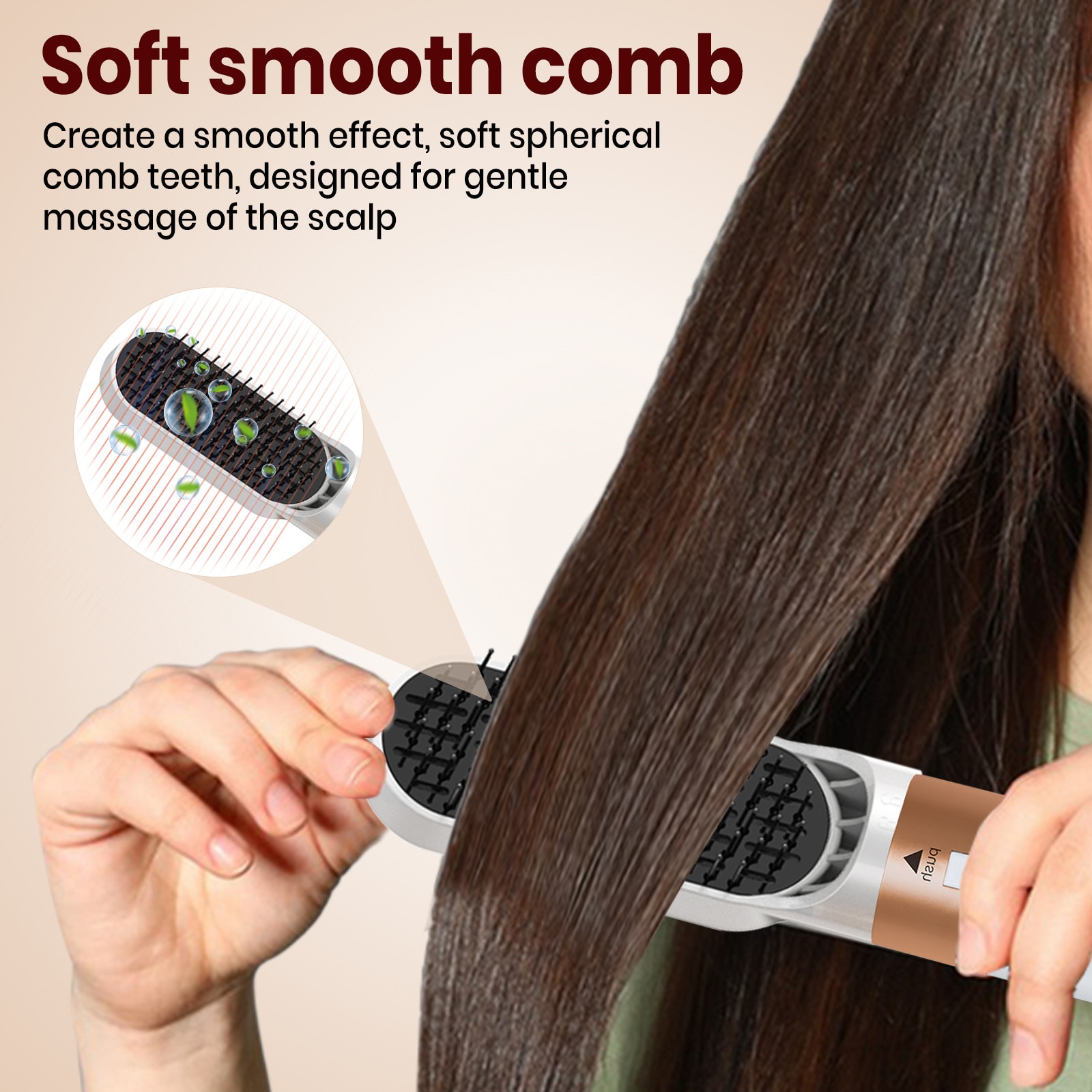 Perie de par electrica Gquemicl, set 5 in 1, tehnologie cu ion, 3 ...