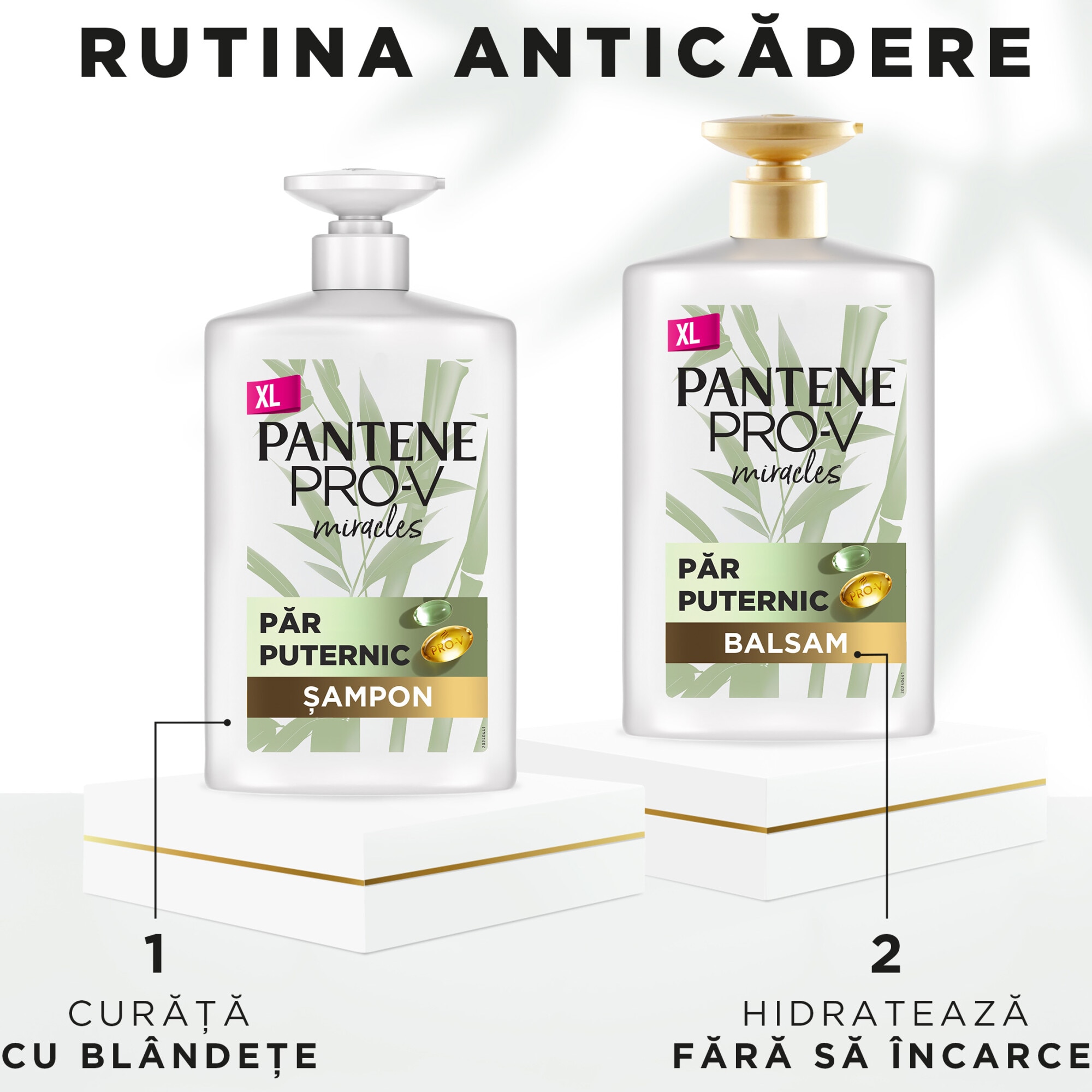 Balsam de par Pantene Biotin & Bamboo Grow Strong, 1000 ml - eMAG.ro
