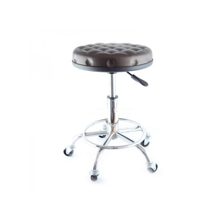 Scaun cu roti tip taburet pentru Salon - Model Nou - eMAG.ro