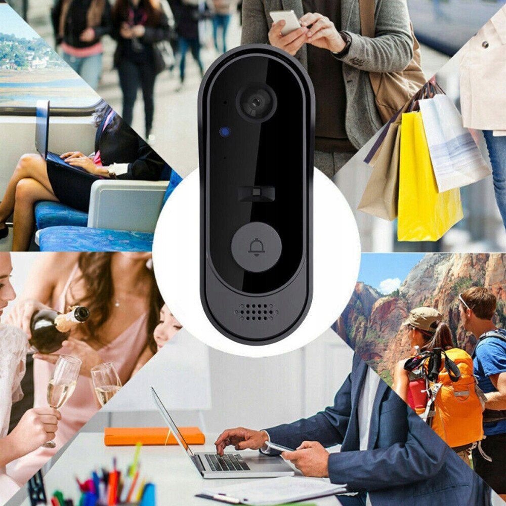 Sonerie video inteligenta wireless cu camera, Excitat®, videointerfon ...