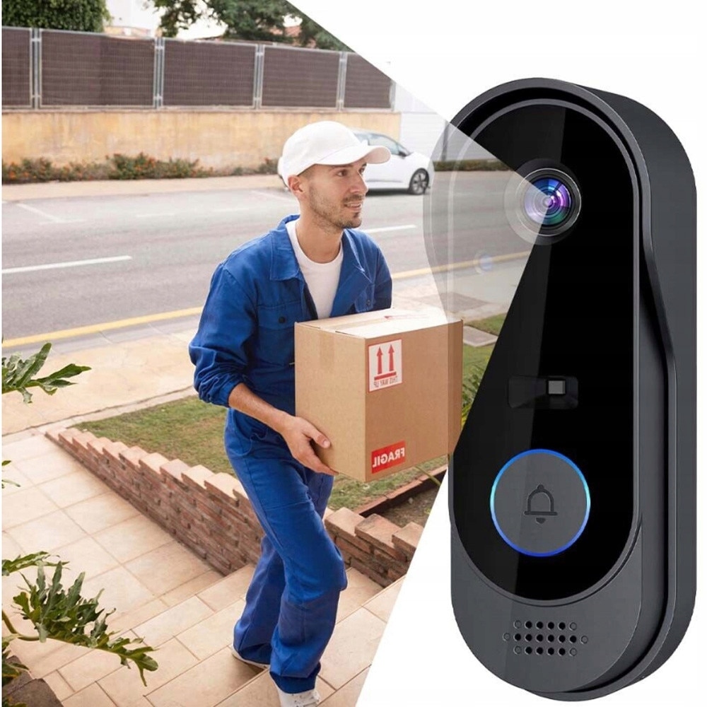 Sonerie wireless cu camera video, Excitat®, capturare imagini, kit ...