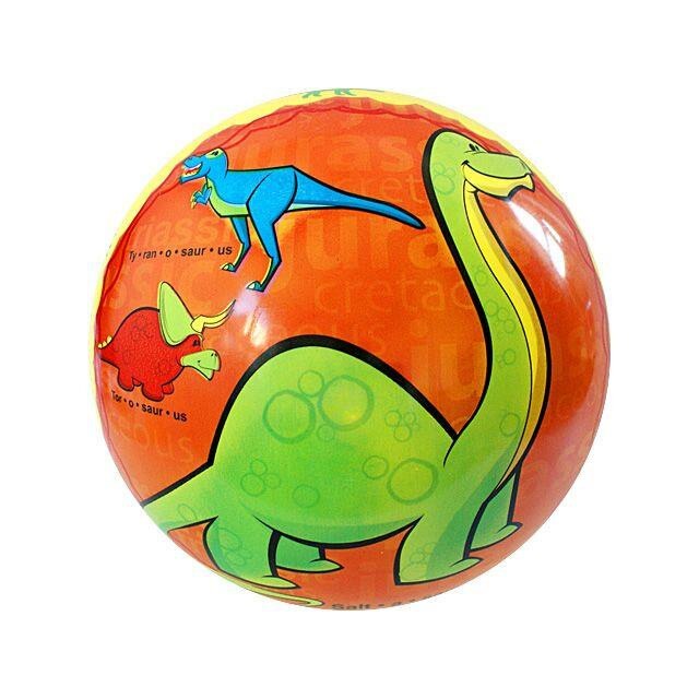 Dinoszauruszos gumi labda 23cm - eMAG.hu