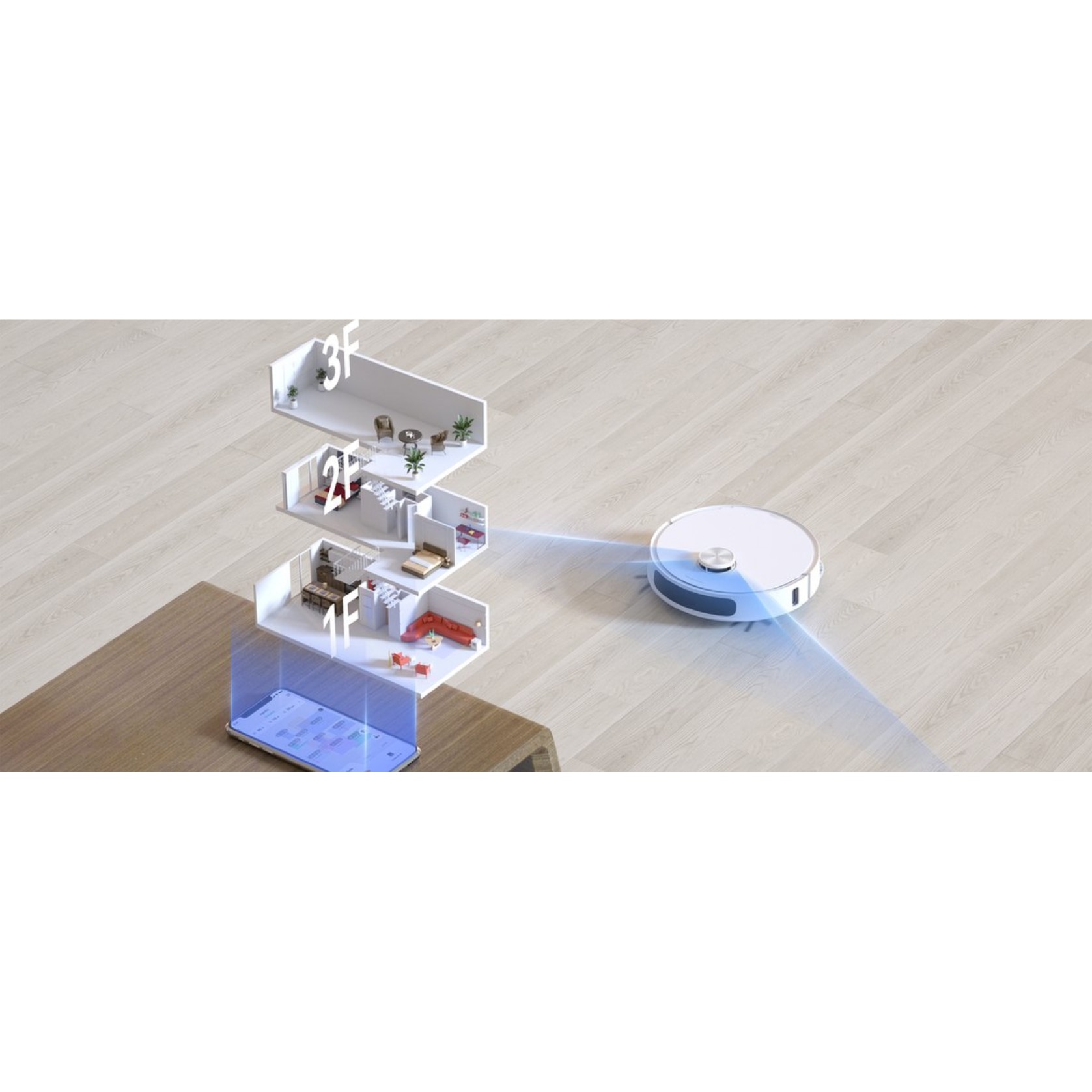 Robot de aspirare Imou RV-L31-C-11 cu statie de incarcare si functie de ...