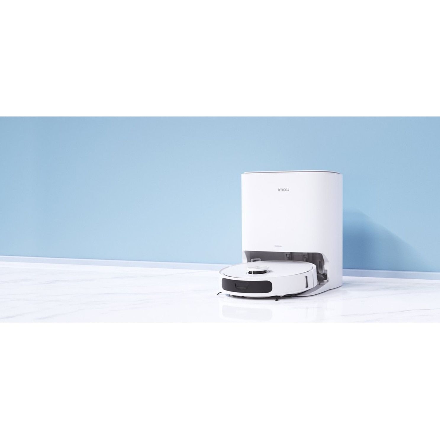 Robot de aspirare Imou RV-L31-C-11 cu statie de incarcare si functie de ...