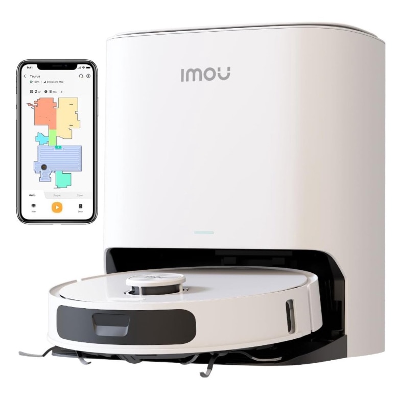 Robot de aspirare Imou RV-L31-C-11 cu statie de incarcare si functie de ...