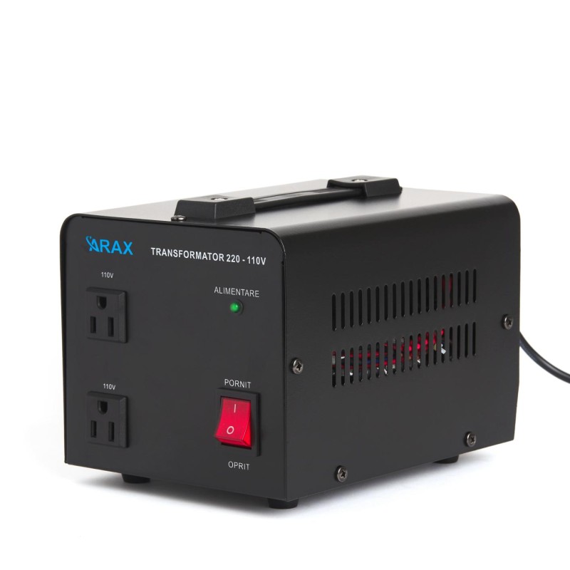 Transformator 220 - 110v AC Putere: 1000VA 2 prize iesire 110V - eMAG.ro