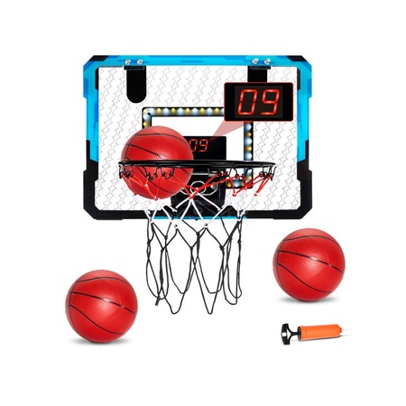 Cos de Baschet pentru Copii, Lumini LED, Panou de Bord Audio, Ideal ...