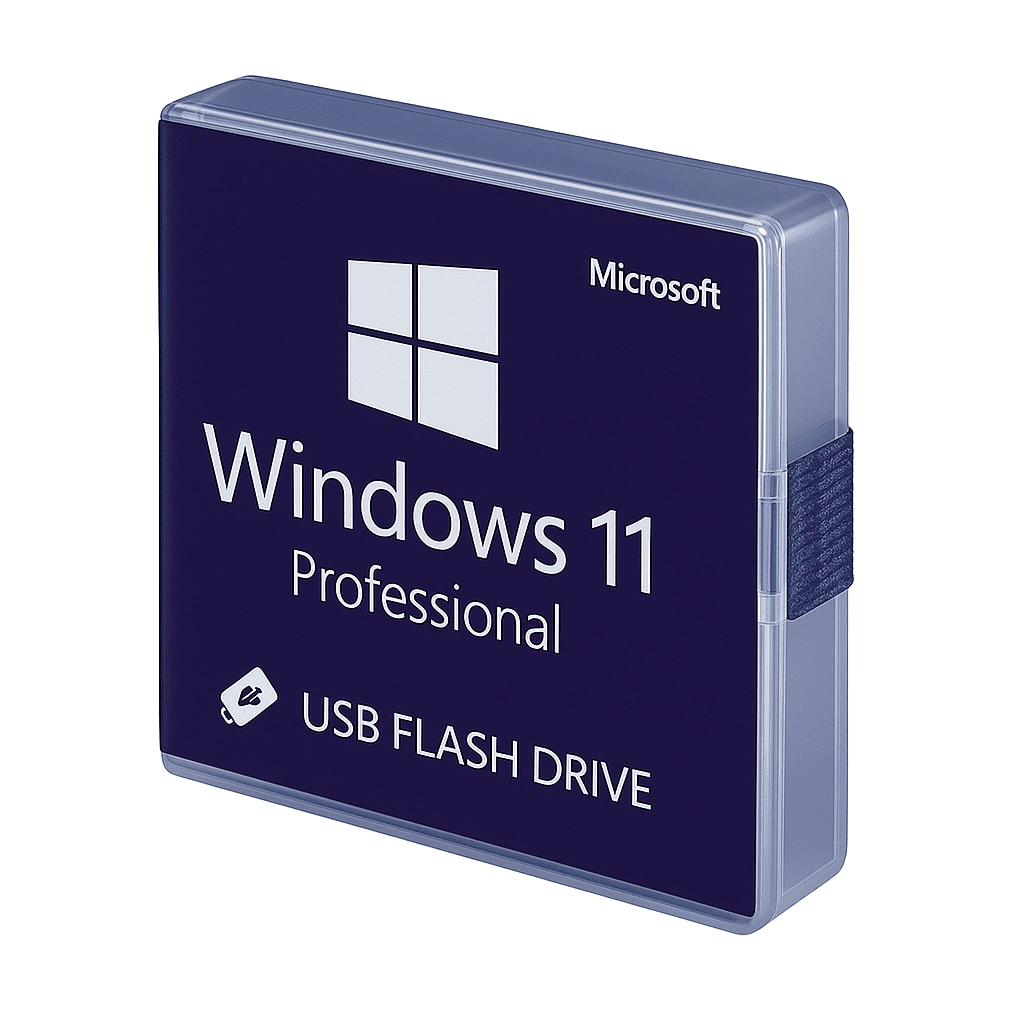Microsoft Windows 11 Pro RETAIL – 10 licente + Stick USB 3.0 Bootabil ...