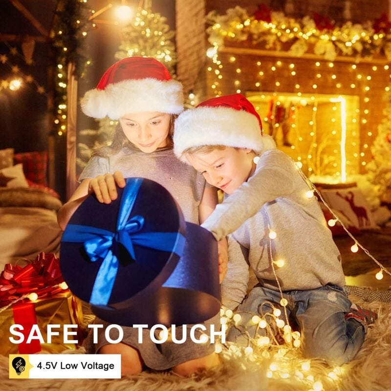 Instalatie LED cu bila, 80 LED-uri, 10m, 8 moduri, pentru interior si ...