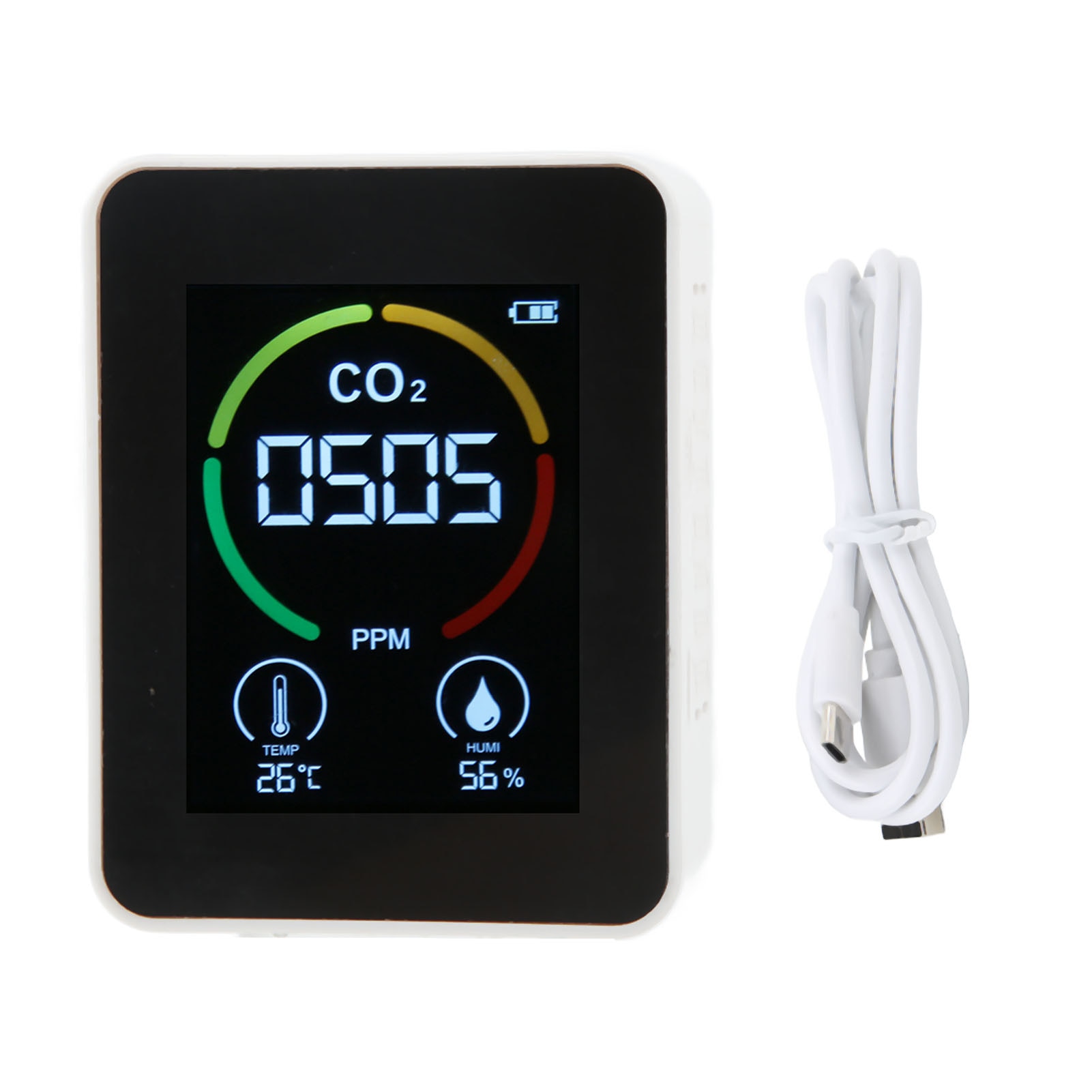 Detector CO2 ecologic, Enforose, monitorizare in timp real, capacitate ...