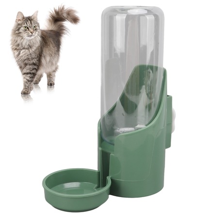 Dispenser apa pentru caini, 450ml, design anti-scurgere, plastic, 19x14 ...