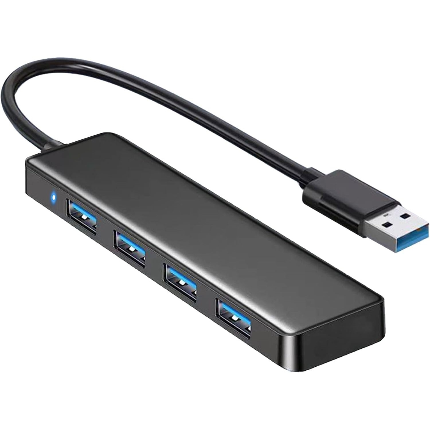 Hub USB 3.0, 4 Porturi, 5 Gbps, 0.3m, Plug Play, Compatibil cu Macbook ...