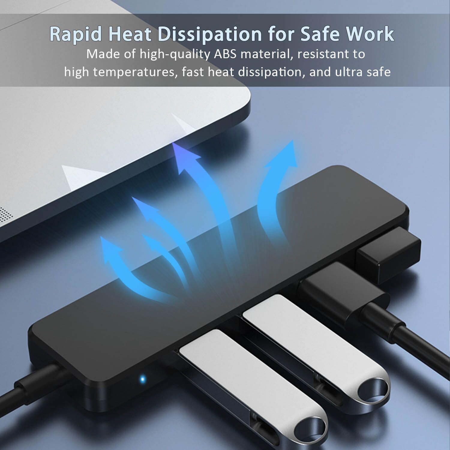 Hub USB 3.0, 4 Porturi, 5 Gbps, 0.3m, Plug Play, Compatibil cu Macbook ...