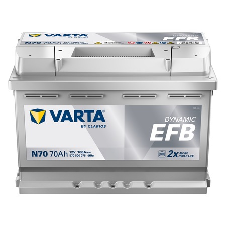 Baterie auto Varta Dynamic EFB 70Ah 760A N70 570500076 - eMAG.ro