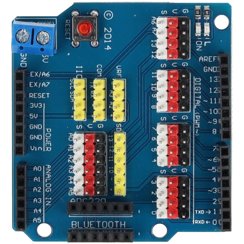 Scut pentru arduino uno r3, Modul de extensie, Iic, Bluetooth, Senzor ...