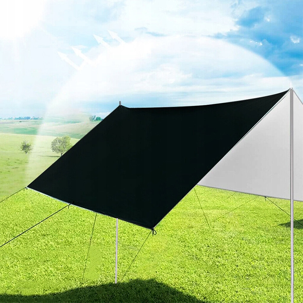 Prelata de camping cu stalpi, baldachin de camping de 3 m*3 m, prelata ...