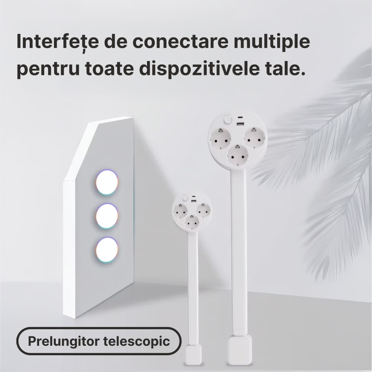 Prelungitor Priza Extensibil, Extensor Electric Reglabil - Prelungitor ...