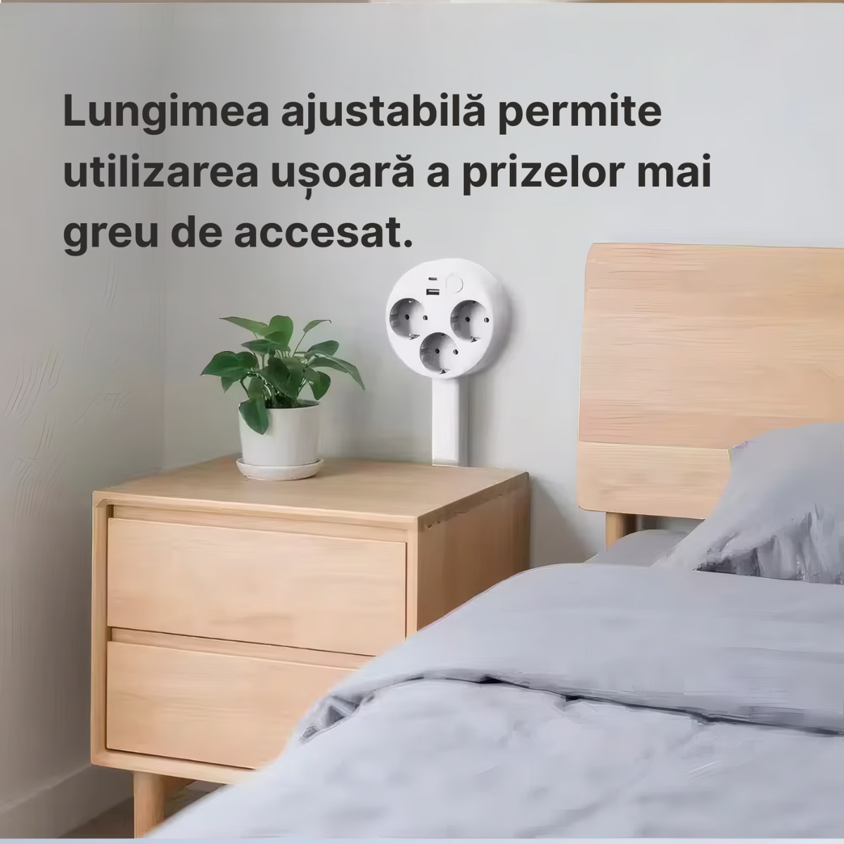 Prelungitor Priza Extensibil, Extensor Electric Reglabil - Prelungitor ...