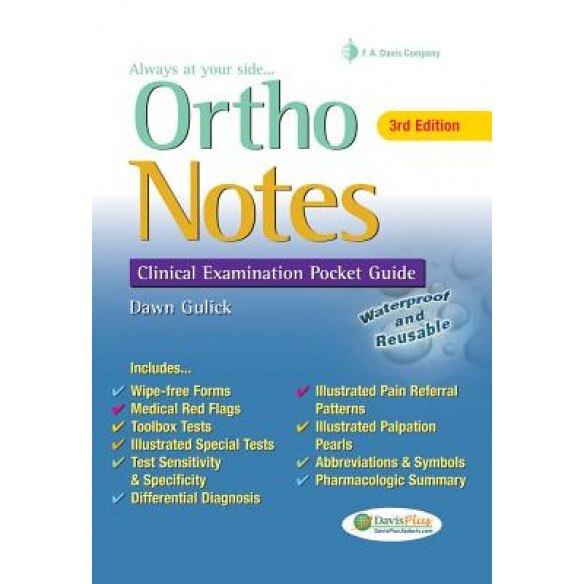 Ortho Notes: Clinical Examination Pocket Guide, Dawn Gulick (Author ...