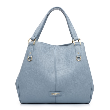 Geanta dama de umar, Musette, ARNELA PM, Piele naturala, Bleumarin, 36 ...