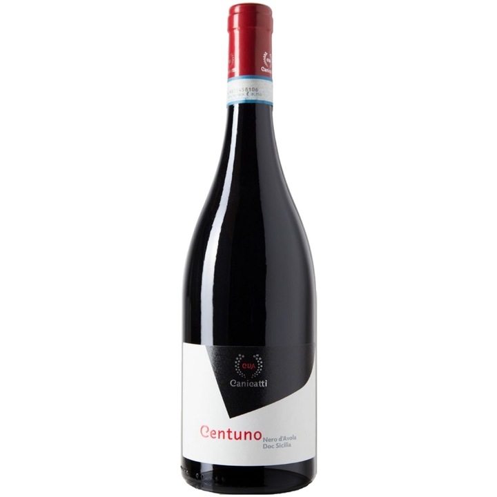 Vin Rosu Canicatti Centuno Nero D'Avola, DOC, Sec, 0.75l - eMAG.ro