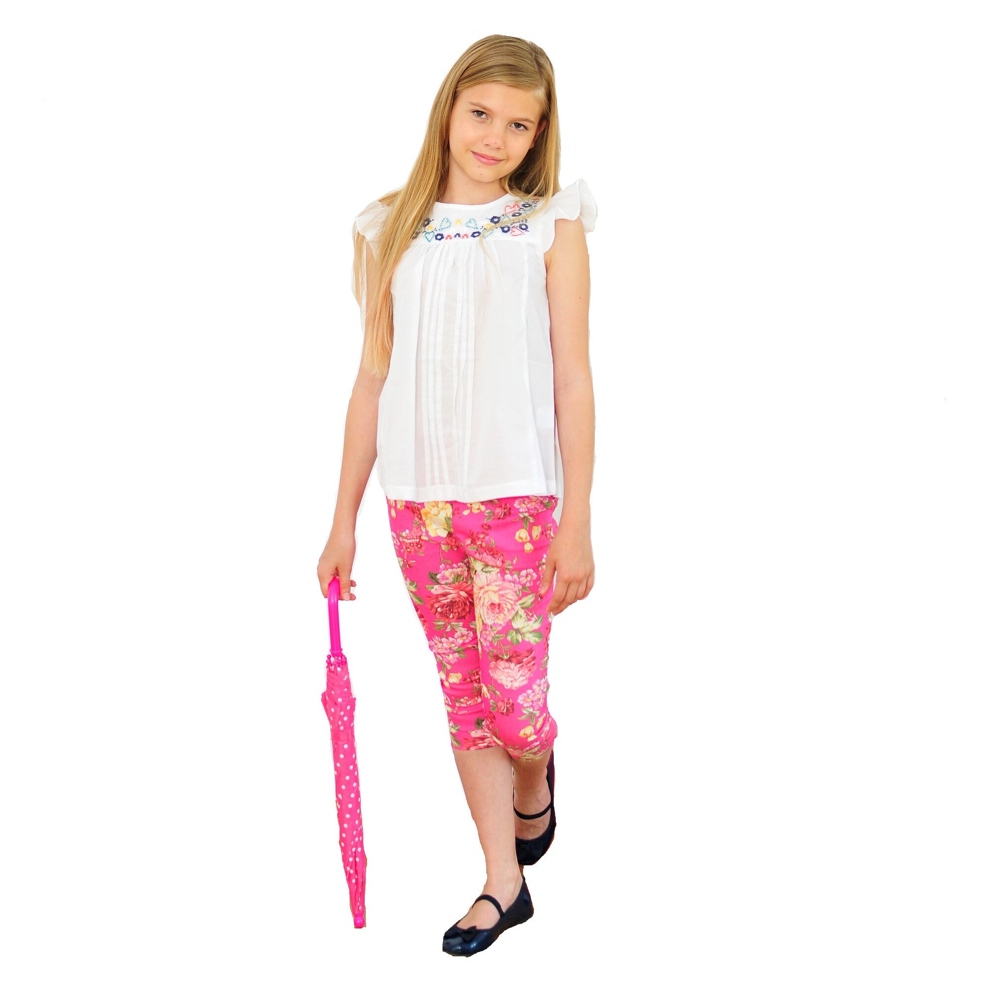 Bluza pentru fete, brodata, alba, 7 ani - eMAG.ro