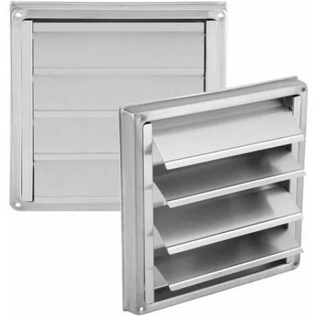 Grilaj de ventilatie, 100 mm, otel inoxidabil, rezistent la rugina ...