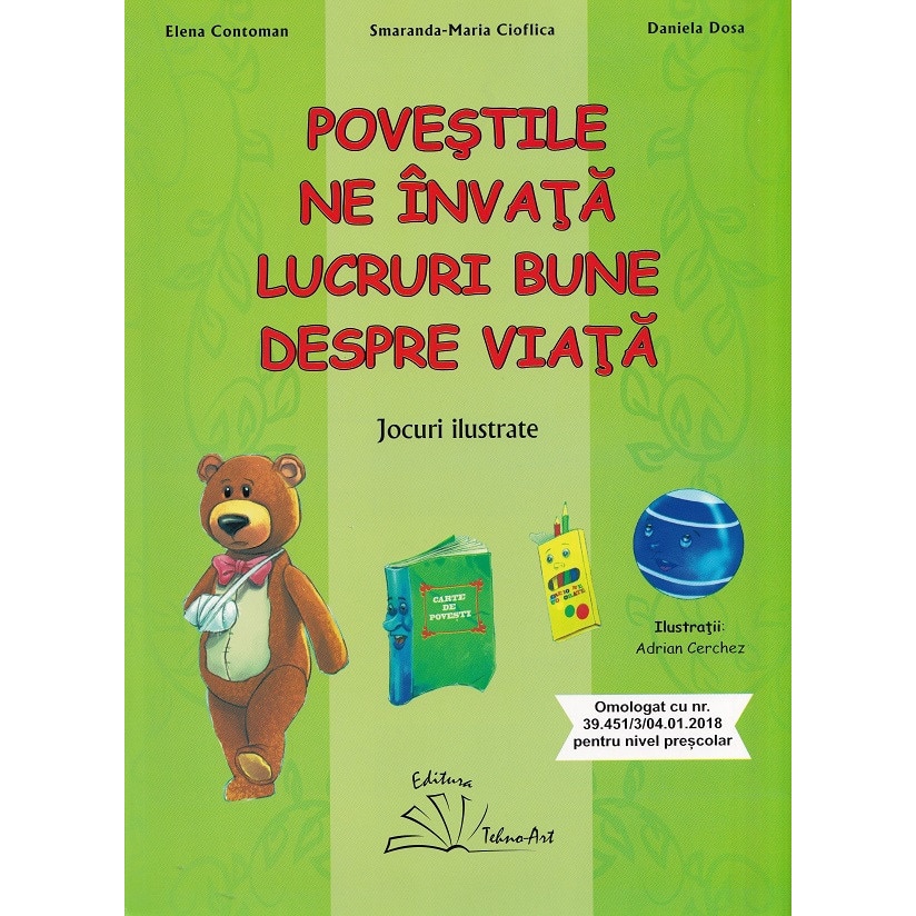 Povestile Ne Invata Lucruri Bune Despre Viata. Jocuri Ilustrate - Elena ...