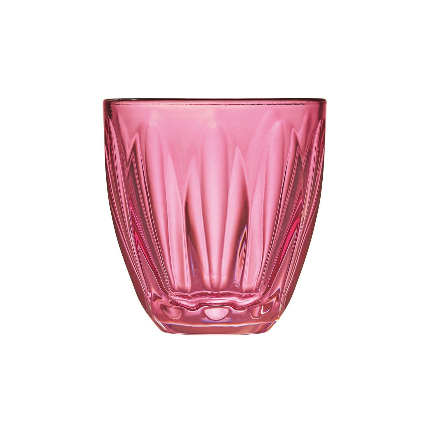 Pahar set 6 bucati, La Rochere, model Lily, 250 ml, colorat malin ...