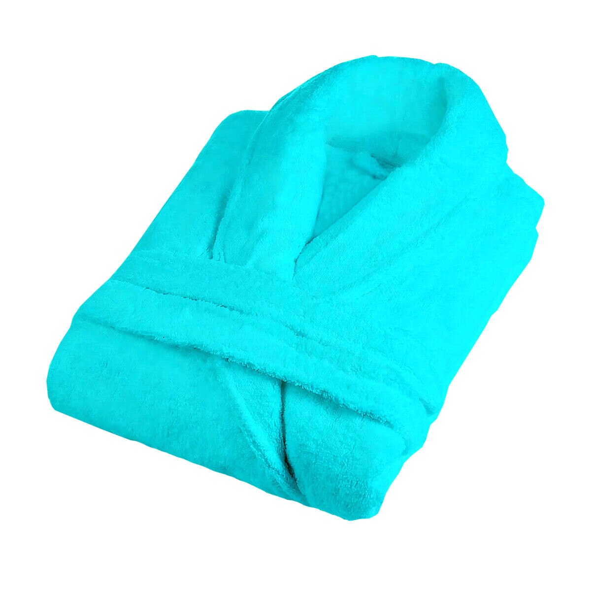 Halat de baie cu guler, TextiLici, 100% bumbac, material tip prosop ...