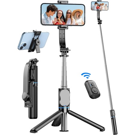 Trepied Foto Telescopic, Pentru Camera Foto/Telefon, Telecomanda ...