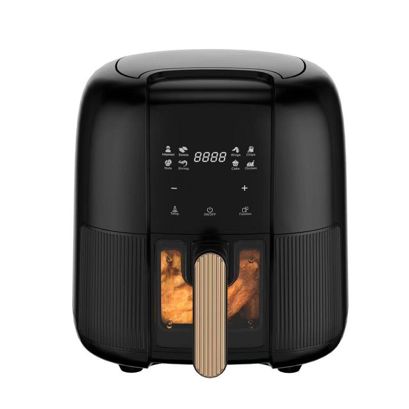 Friteuza electrica 10L, capacitate mare, control dual, 1400W, negru ...