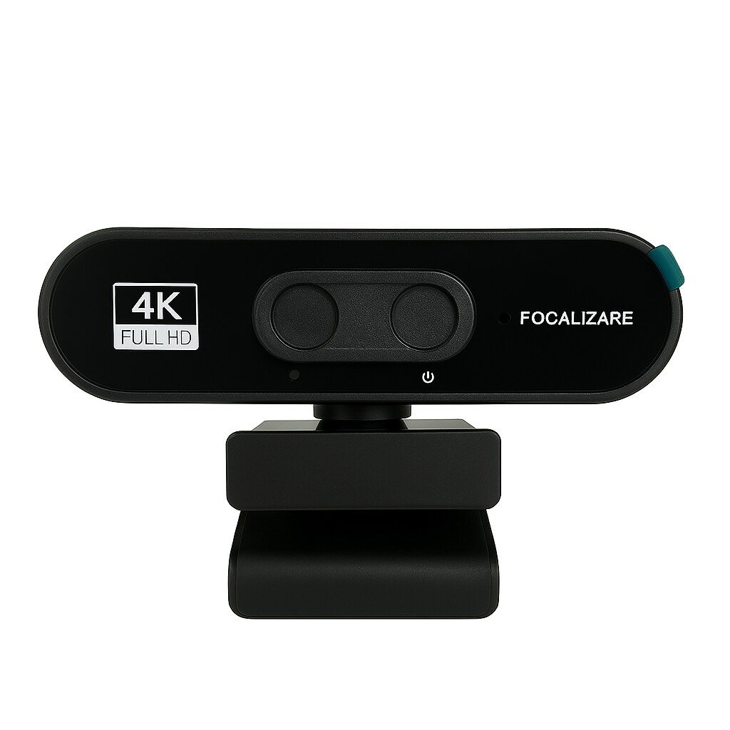 Camera Web Full HD 4K 4K TEQRO™, Model W7, Plug and Play, Autofocus ...