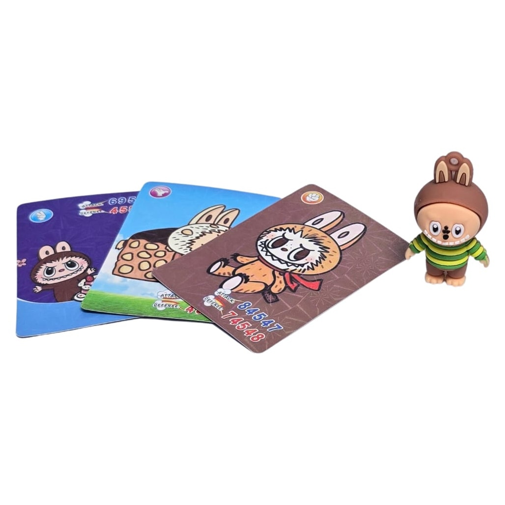 Set 4 Figurine Surpriza, The Monsters Labubu, multicolor, 5 cm - 7 cm ...